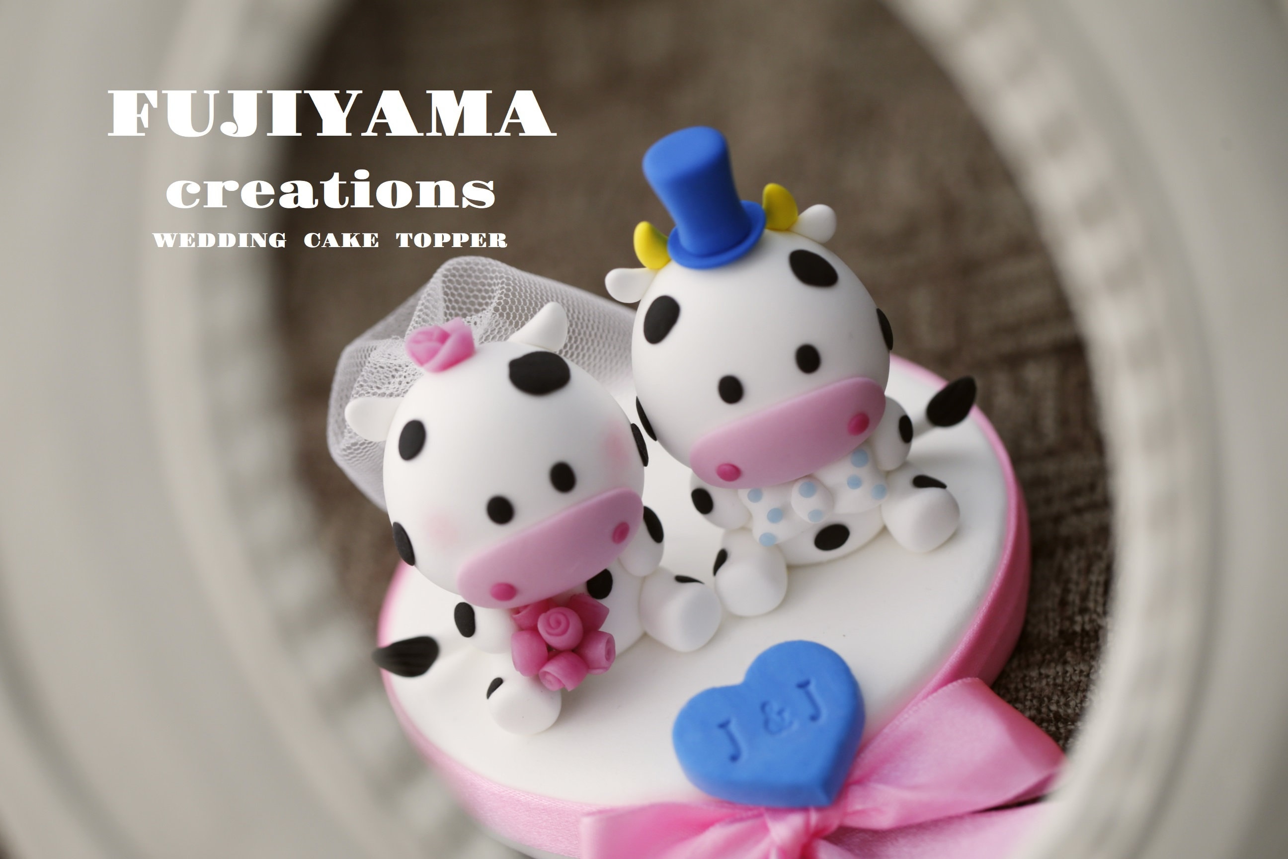 Topper de pastel de bodas de vaca topper de pastel de pareja - Etsy México