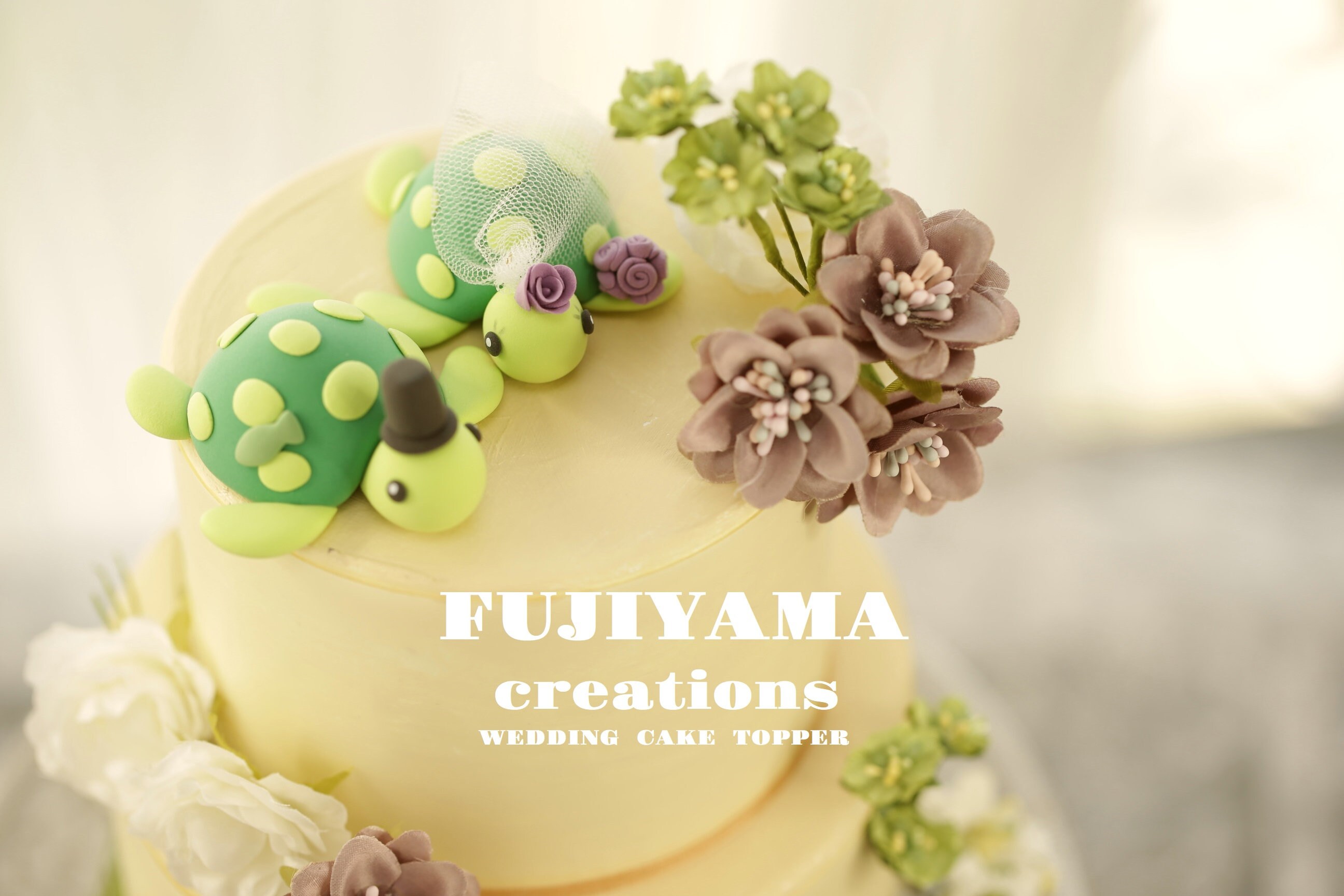 Turtle Wedding Cake Topper,ocean Theme Wedding Cake Topper,,bride and ...