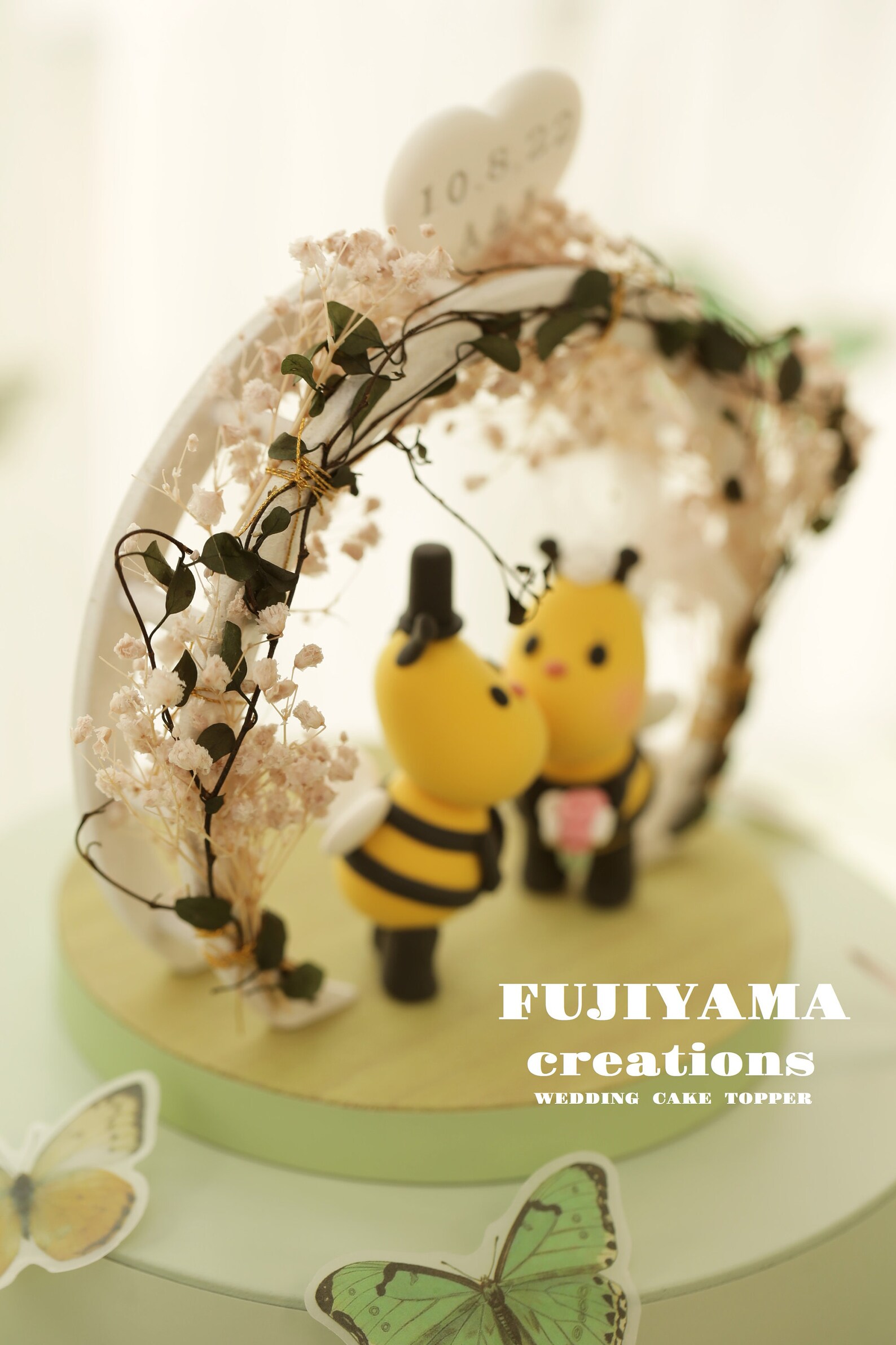 Kissing Bees Wedding Cake Topper,bee Cake Topper,ladybug Cake Topper ...