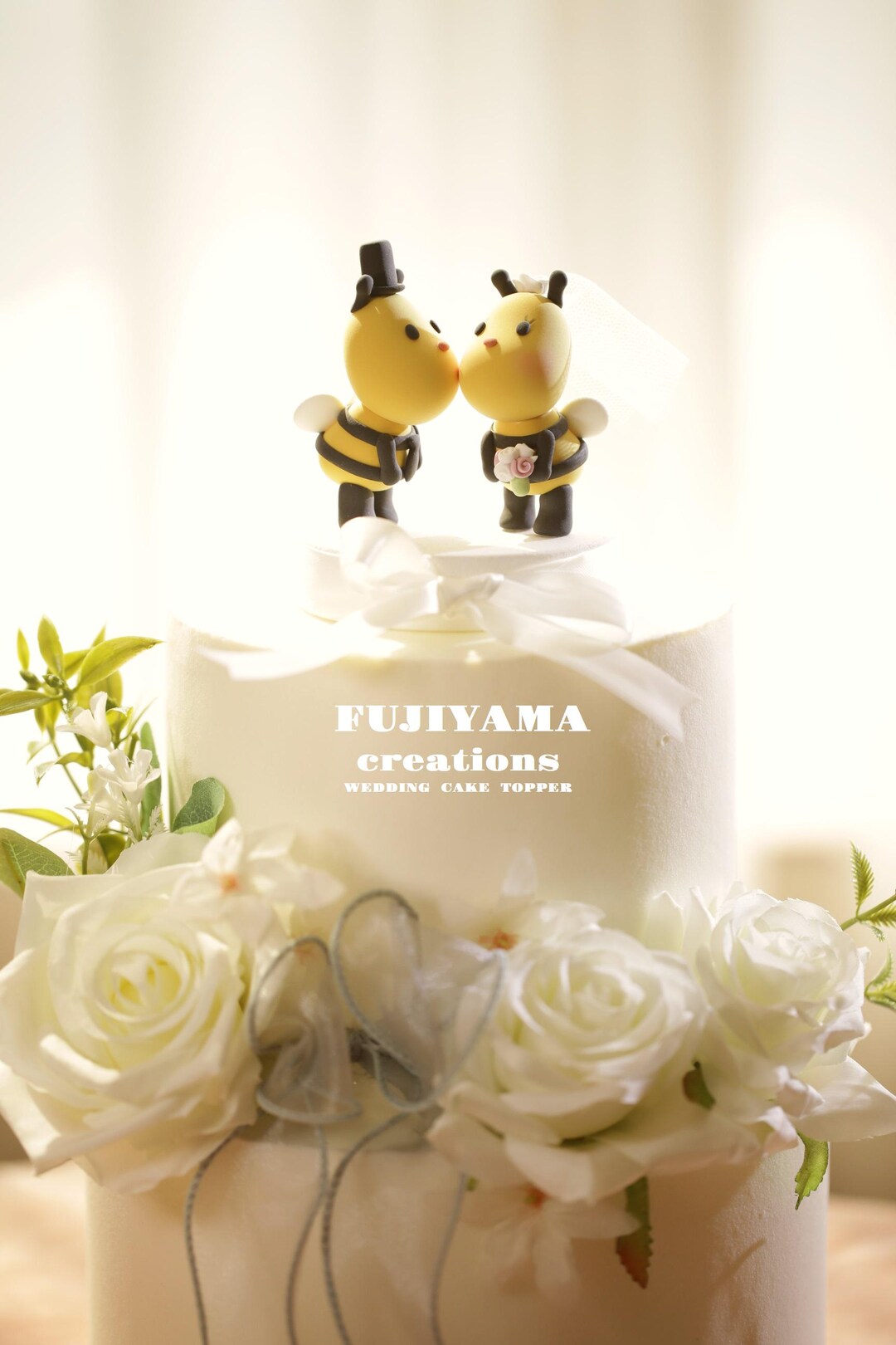 Kissing Bees Wedding Cake Topper,bee Cake Topper,ladybug Cake Topper ...