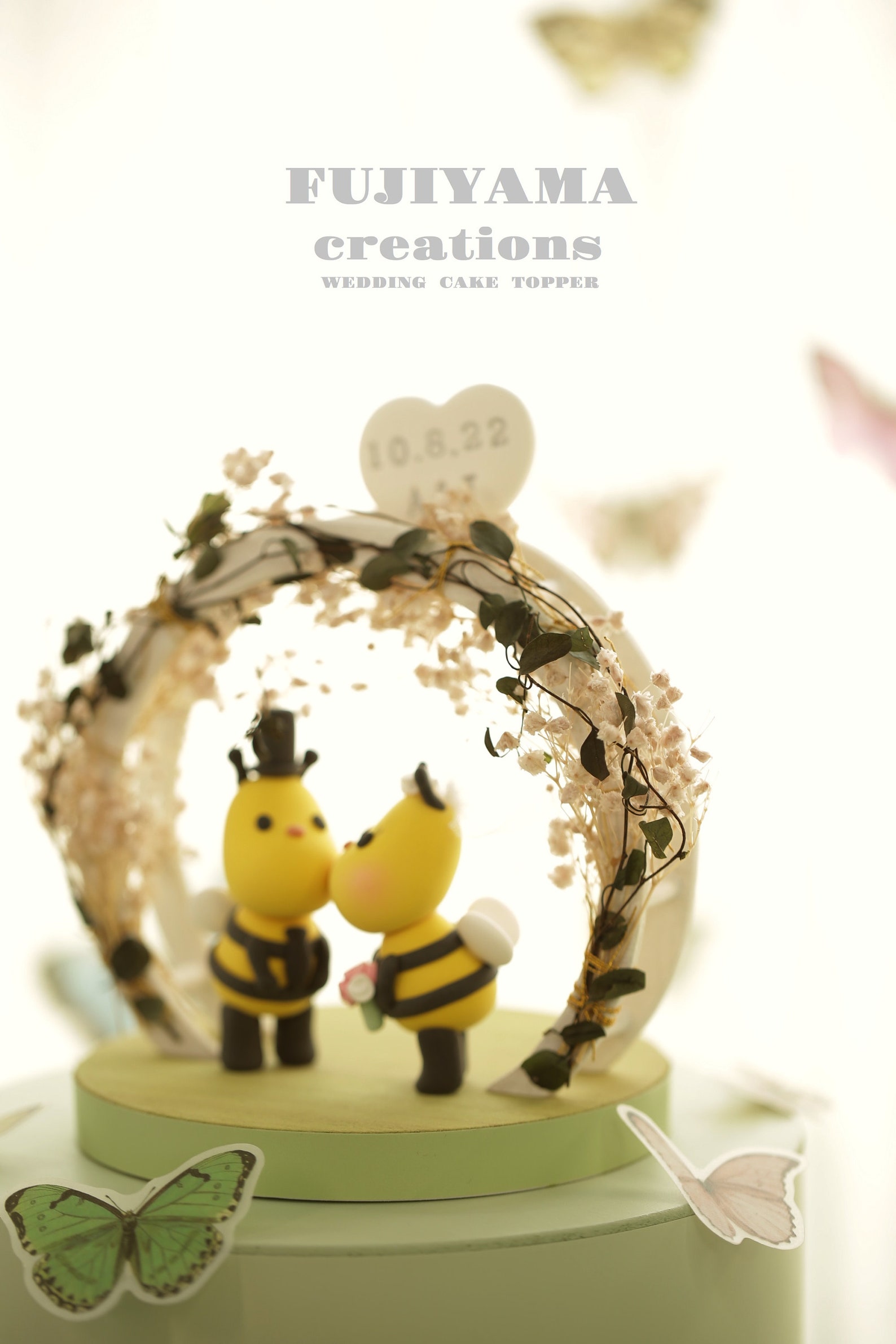 Kissing Bees Wedding Cake Topper,bee Cake Topper,ladybug Cake Topper ...