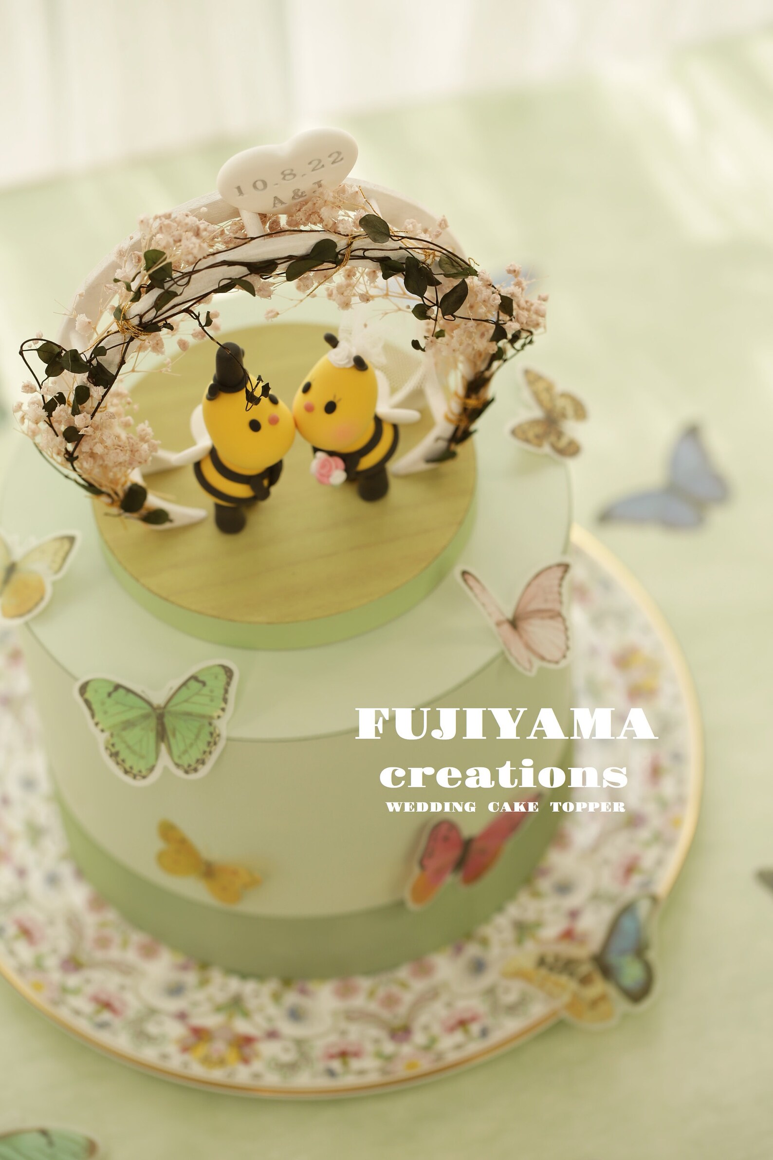 Kissing Bees Wedding Cake Topper,bee Cake Topper,ladybug Cake Topper ...
