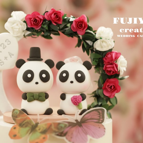 Cute Panda Toppers - Etsy