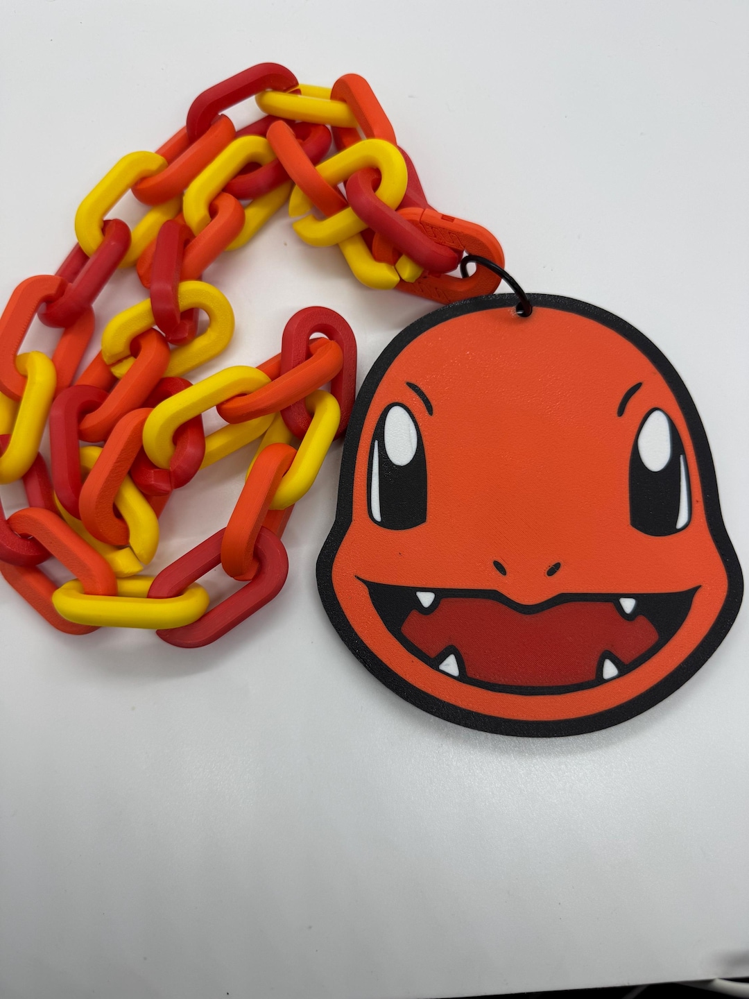 Charmander Pokémon Logo Chains Swag Chains Turnover Chains. Oversized ...