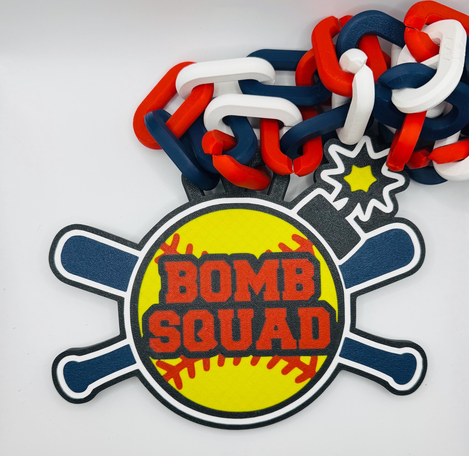 Bombsquad Baseball Swag Chain - Etsy