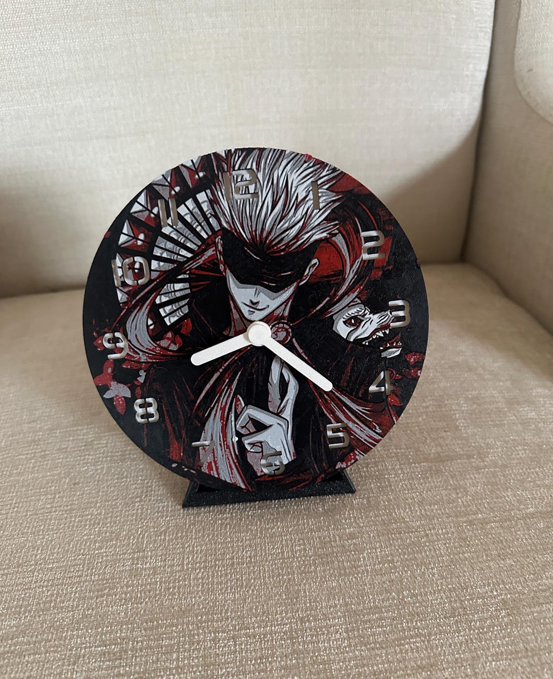 Satoru Gojo Table Top Clock - Etsy