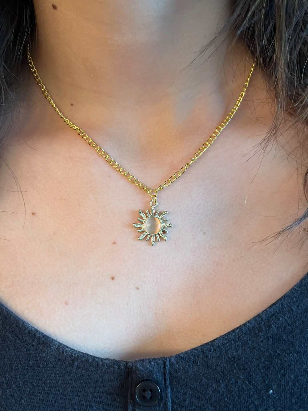 Daylight Sun Necklace - Etsy