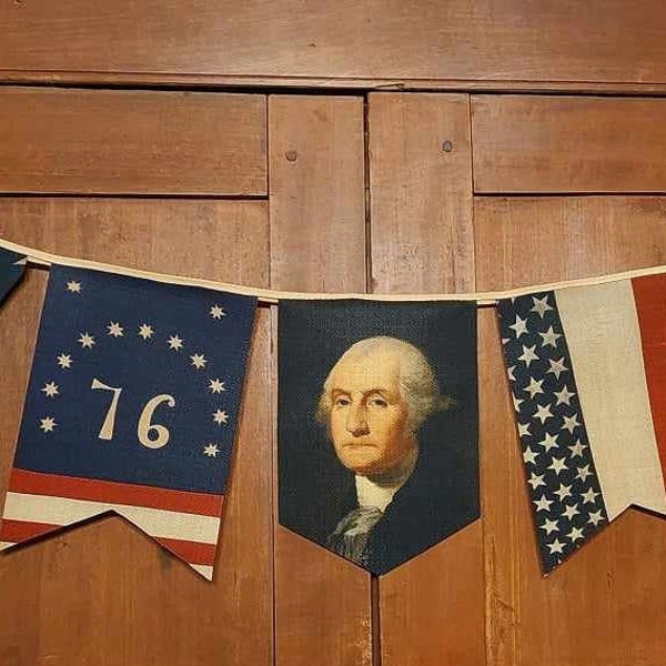 Primitive Flag - Etsy