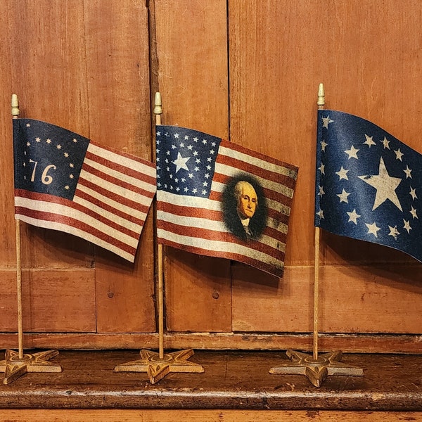 Primitive Flag - Etsy