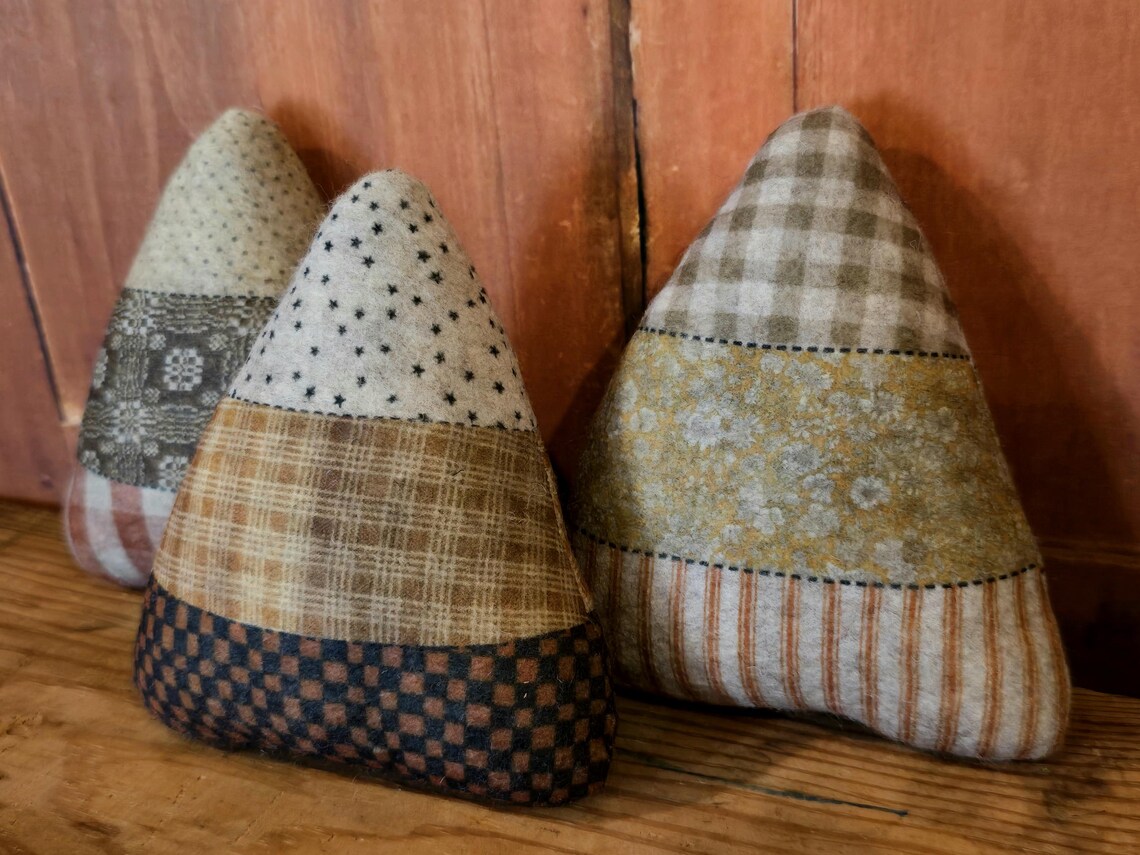 Homespun Candy Corn,candy Corn Bowl Fillers,primitive Candy Corn - Etsy