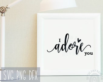 Adore Svg | Etsy