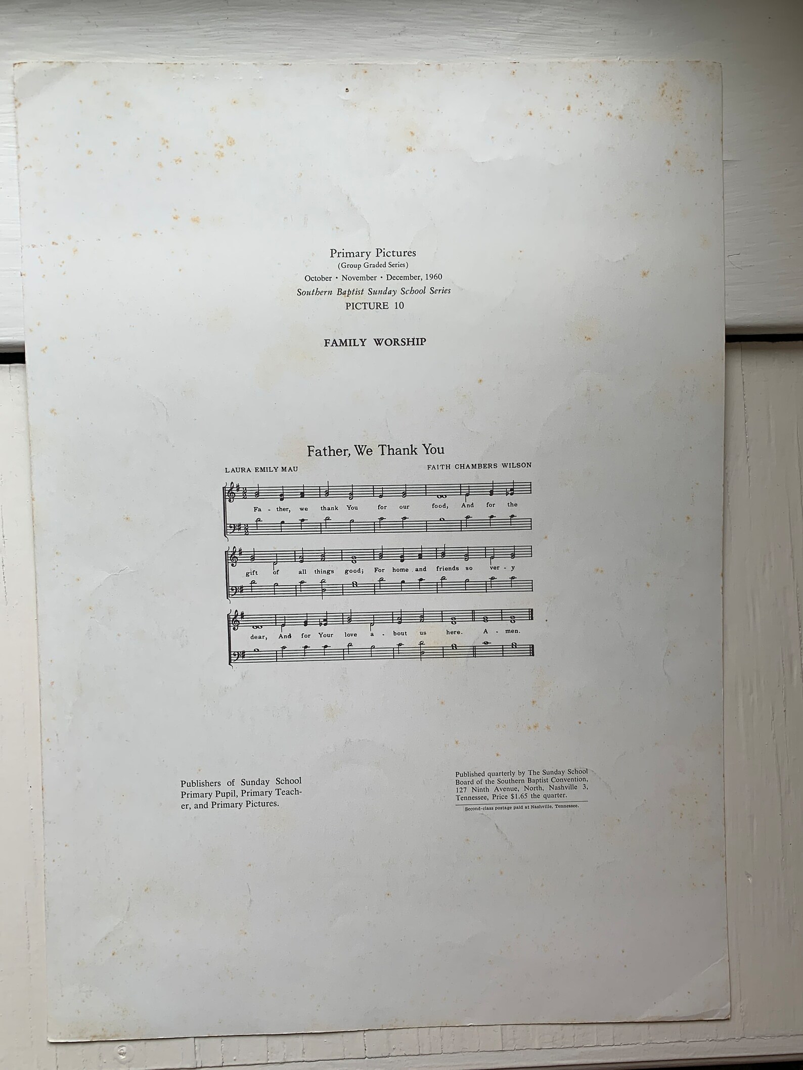 Sunday School Posters Vintage Church 1950s - Etsy