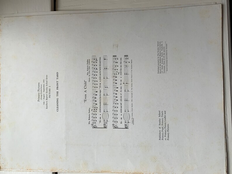 Sunday School Posters Vintage Church 1950s - Etsy