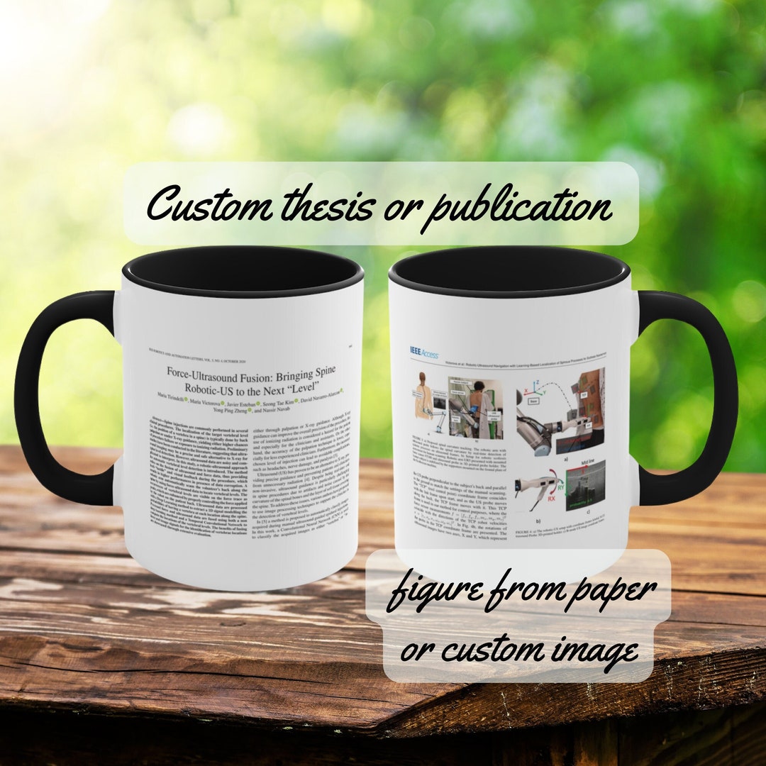 Publication Mug With Image, Custom Phd Mug, Phd Student Gift, Scientist ...