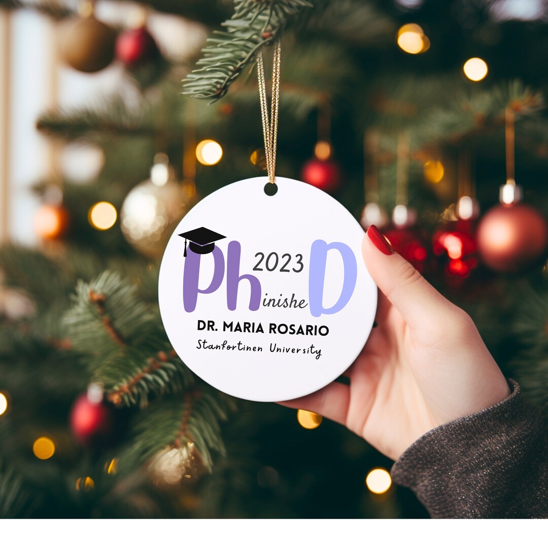 Phinished Doctor Christmas Ornament | Custom Christmas Ornament | New ...
