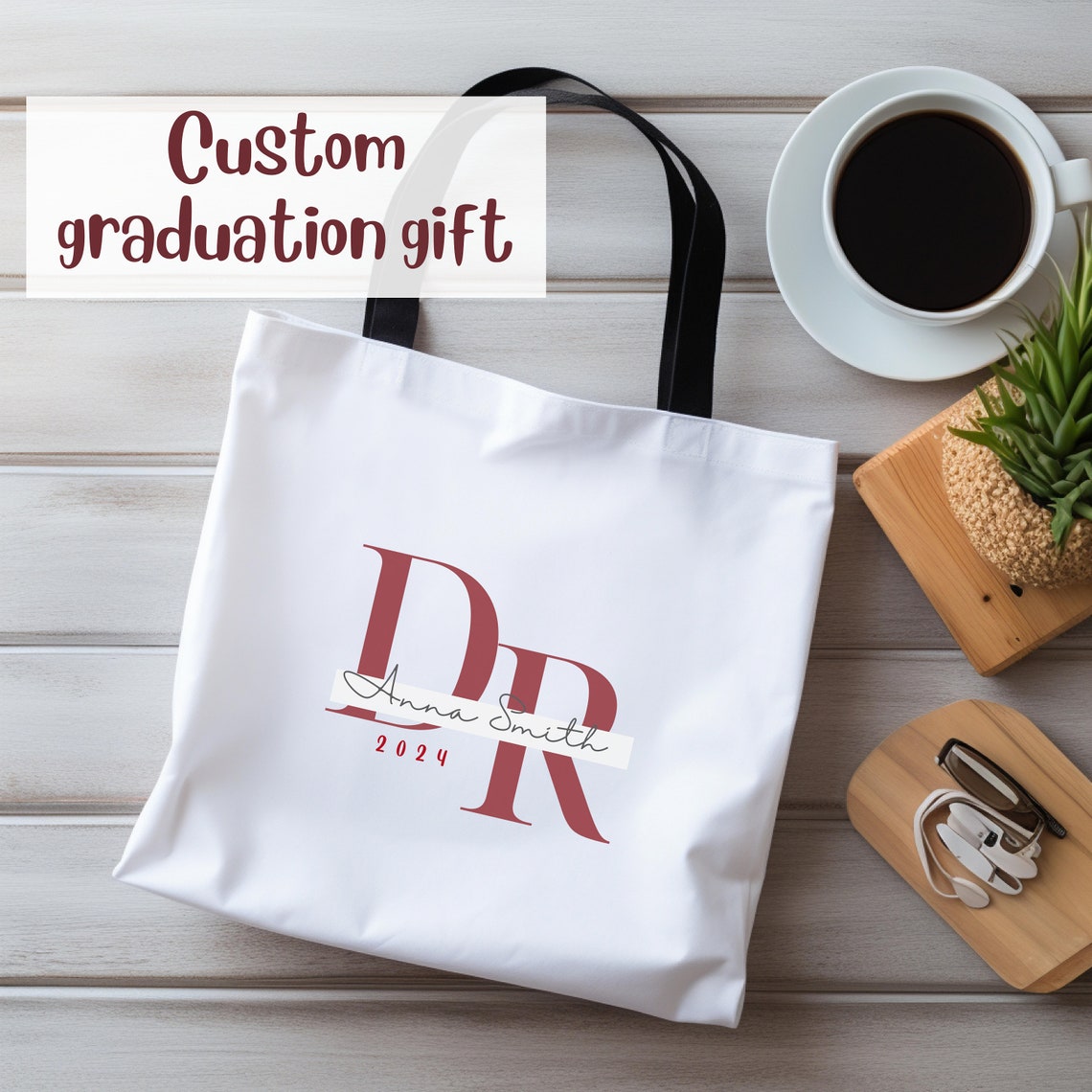 Graduation PHD Combo Gift Publication Mug Custom Tote Bag Phd Journal ...