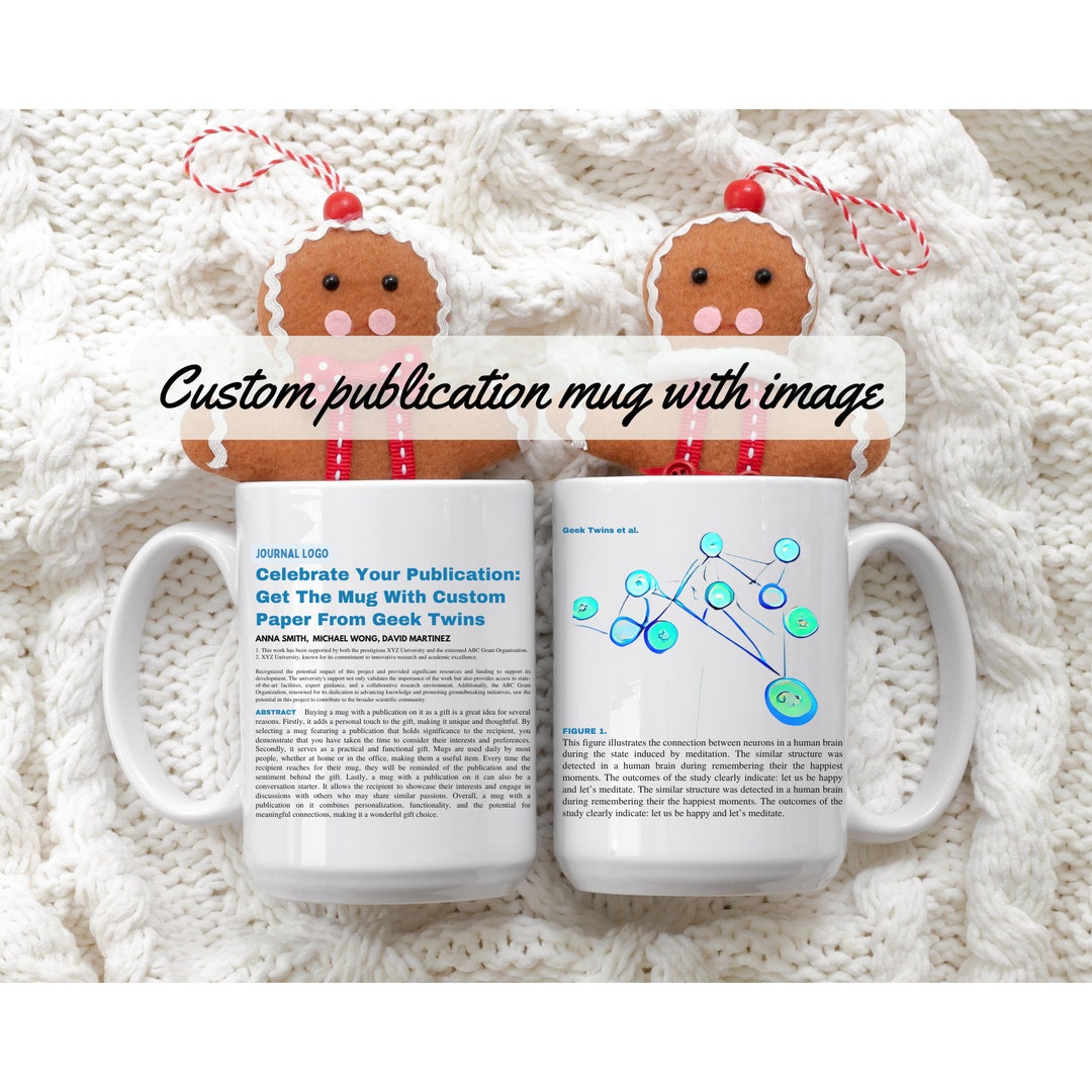 Publication Mug With Image Custom Quote Phd Student Gift - Etsy