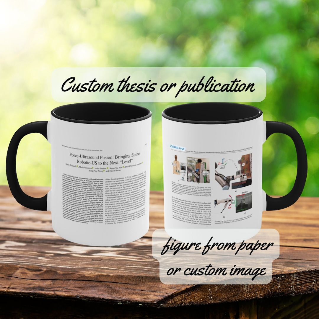 Publication Mug With Image, Custom Phd Mug, Phd Student Gift, Scientist ...