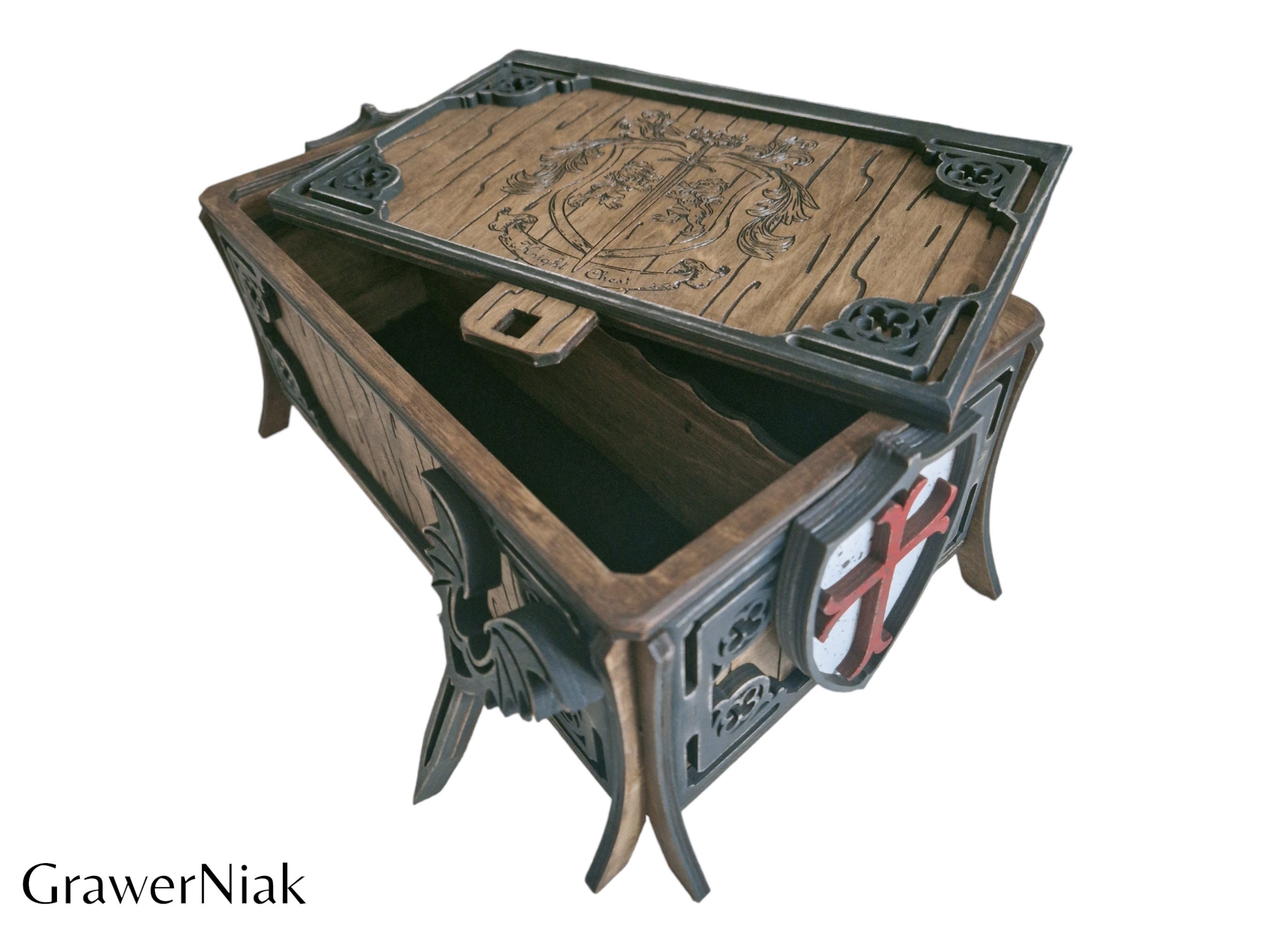 Box 2 / Treasure Chest / Knight Chest / D&D / Dungeons and Dragons ...