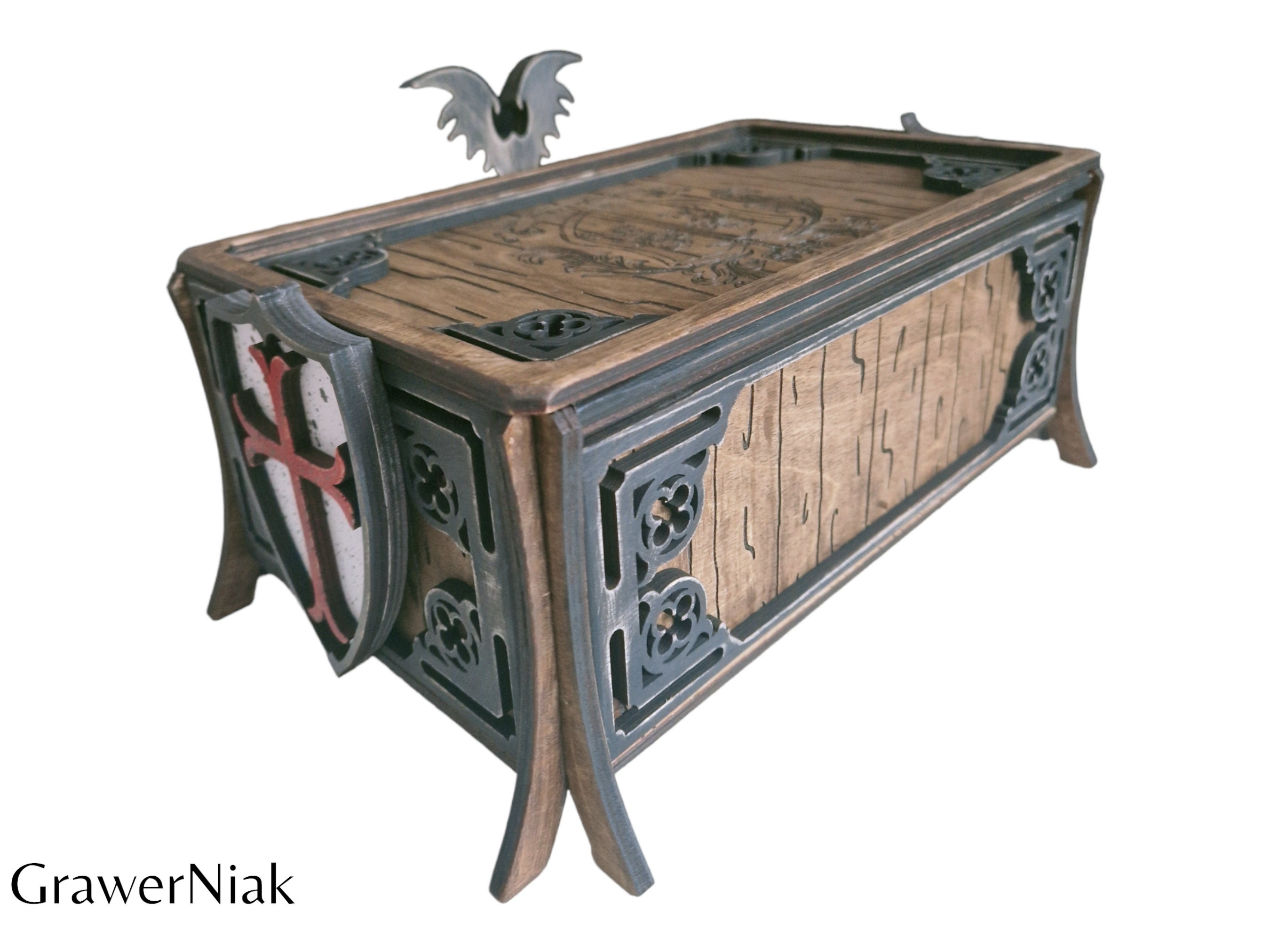 Box 2 / Treasure Chest / Knight Chest / D&D / Dungeons and Dragons ...