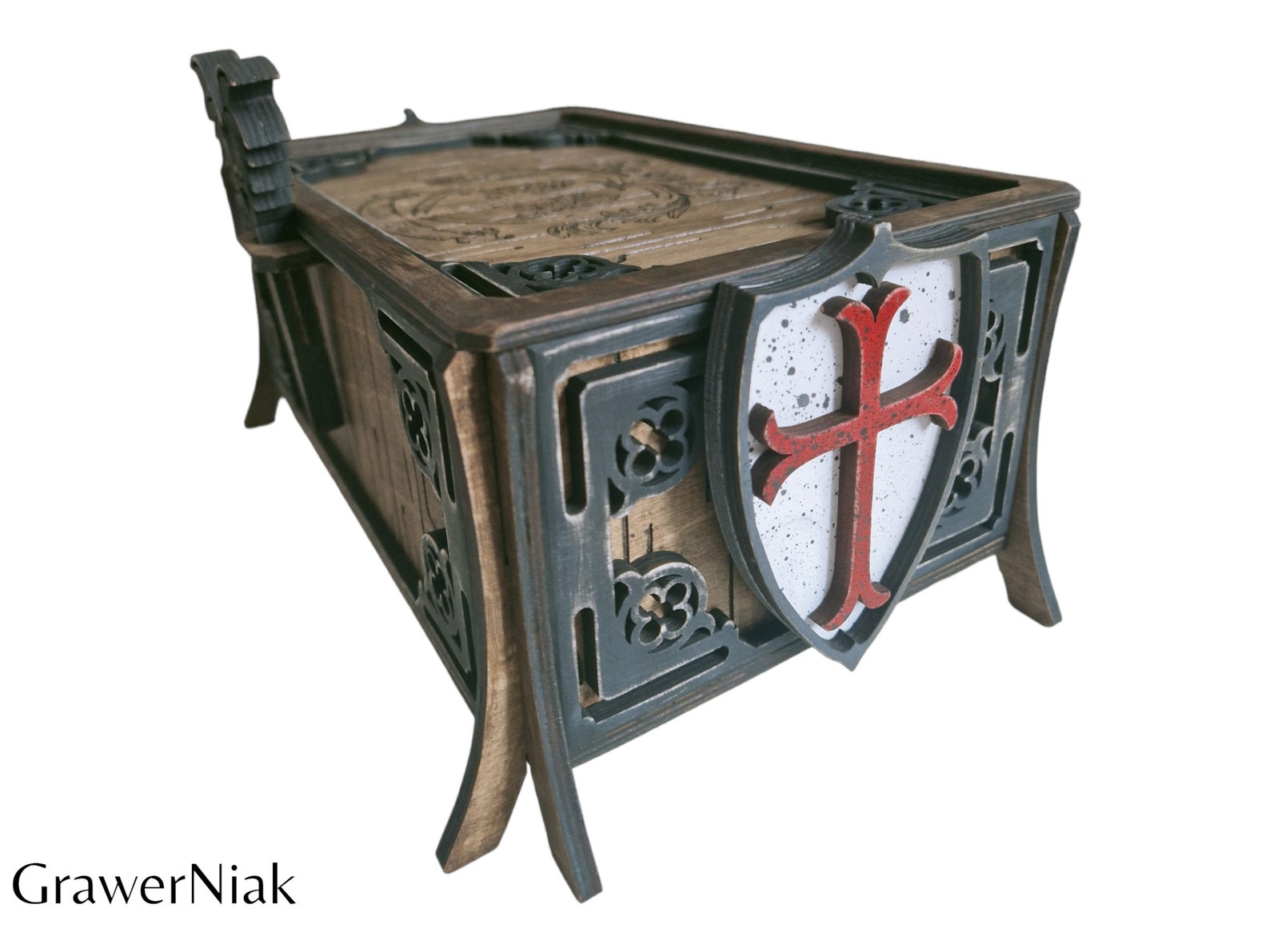 Box 2 / Treasure Chest / Knight Chest / D&D / Dungeons and Dragons ...