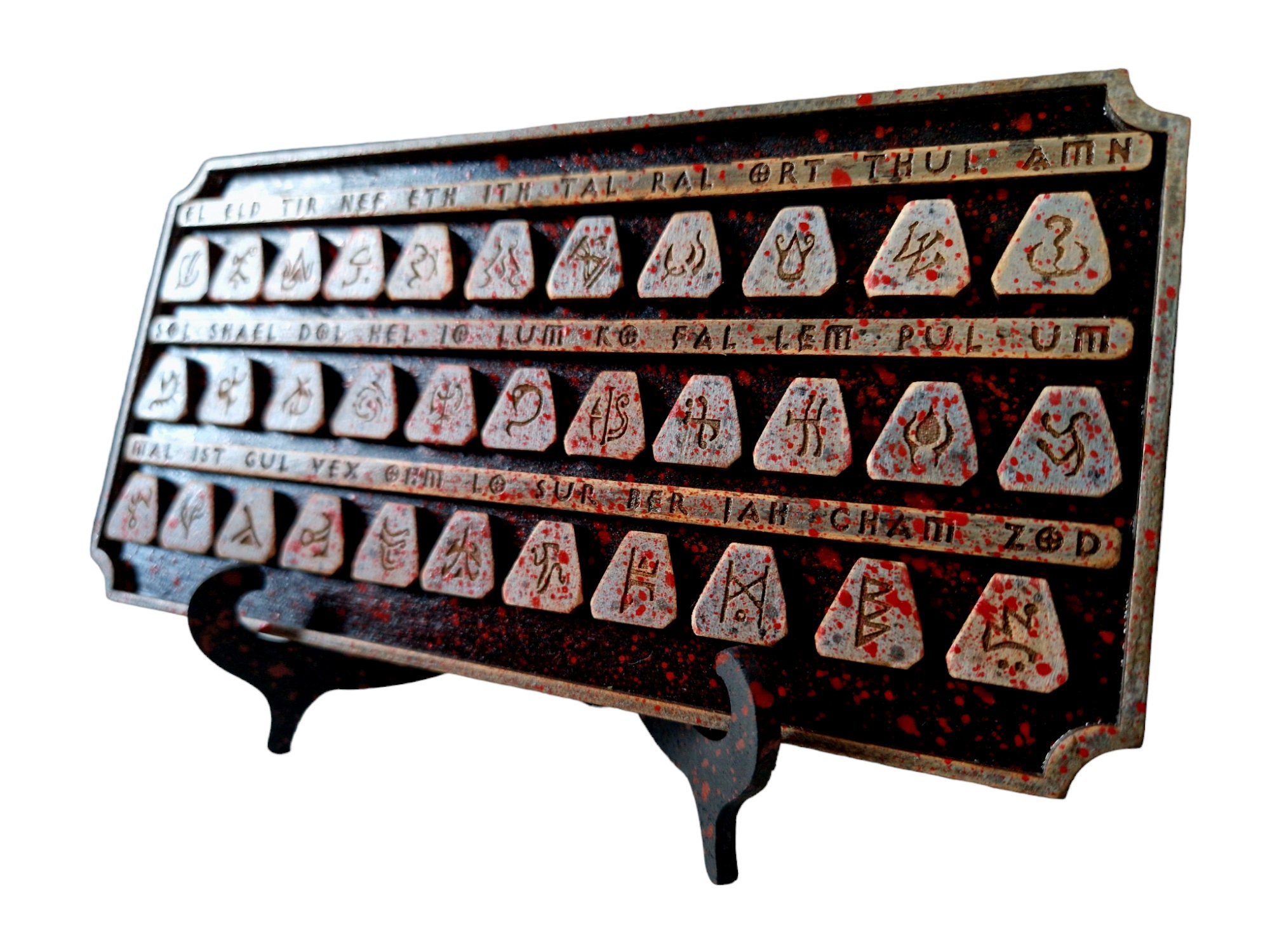 Diablo 2 Plywood Runes Plate / Sign / Laser Cut/ Stand for 3mm, 1.8 ...