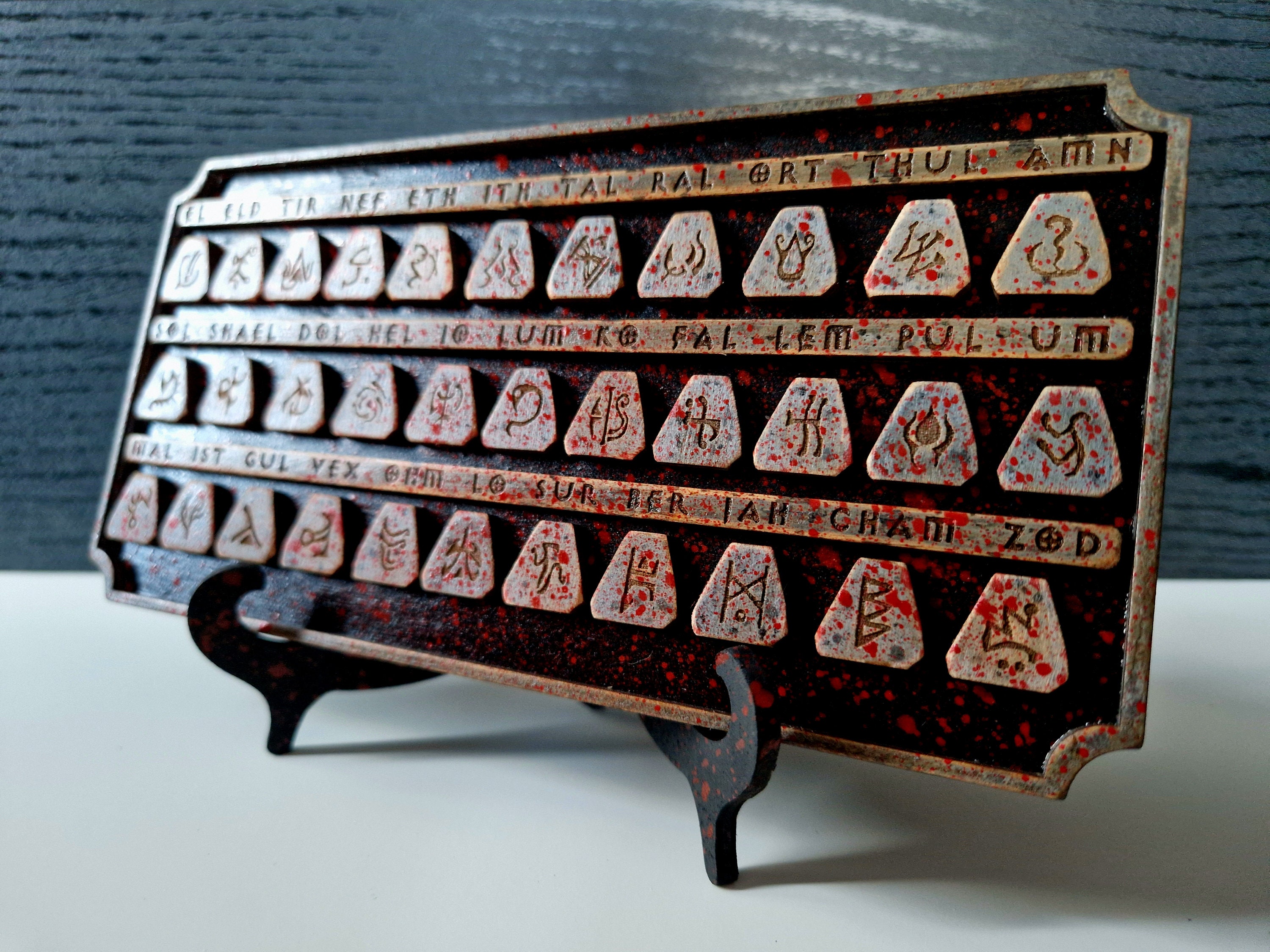 Diablo 2 Plywood Runes Plate / Sign / Laser Cut/ Stand for 3mm, 1.8 ...