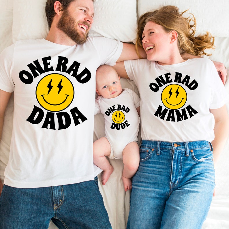 One Rad Dude Birthday Family Png - Etsy
