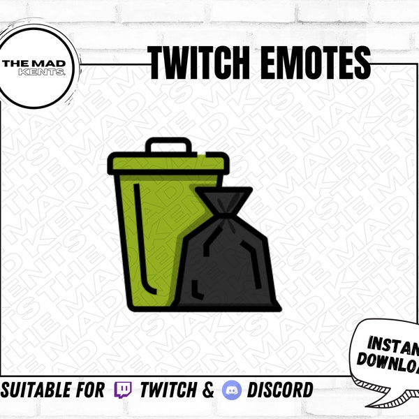 Trash Badge Emote - Etsy Ireland