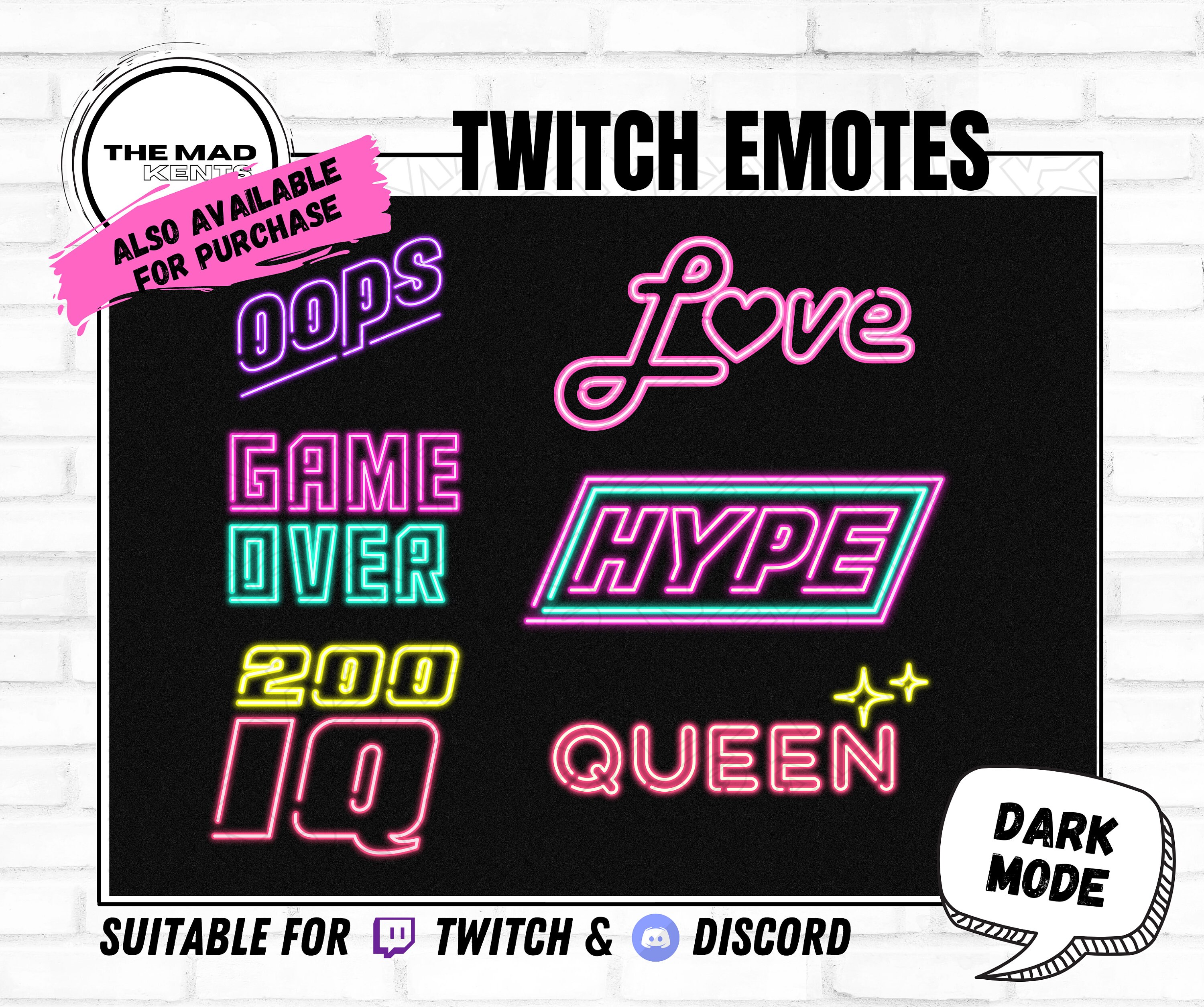 Animated Twitch Emote // LFG / Lets F**king Go / Neon - Etsy