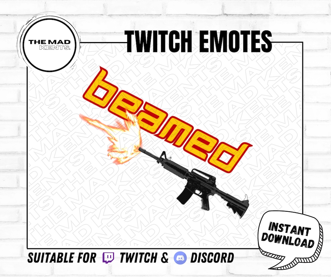 Beamed | Twitch Emote | Youtube Emote | Discord Emote | Streamer Emote ...