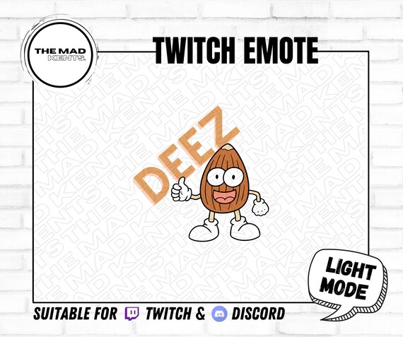 Twitch Emote // Deez Nuts / Deez Nutz Cod Toxic Emotes Discord - Etsy