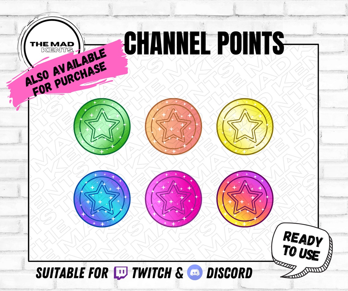 25 Twitch / Kick / Youtube Emotes Pack // Cute Bubble Text / Bright ...