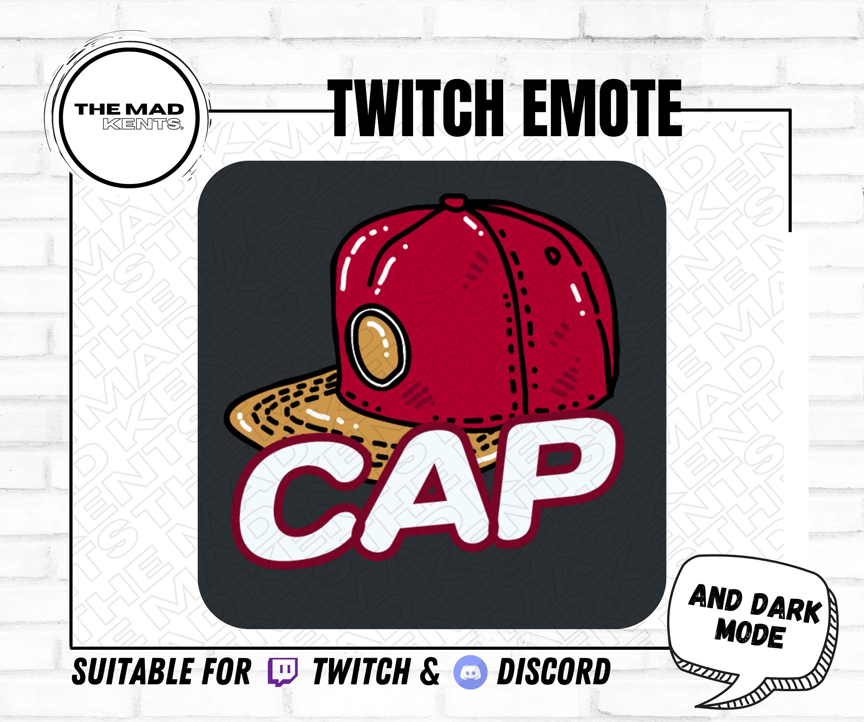 Cap and No Cap Emotes | Twitch Emote | Kick Emote | Youtube Emote ...
