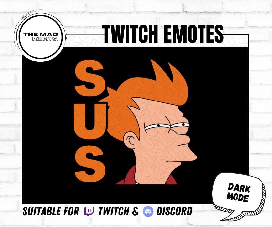 Sus Fry | Twitch Emote | Youtube Emote | Discord Emote | Streamer Emote ...