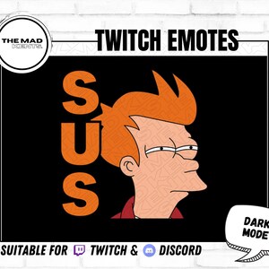 Sus Fry | Twitch Emote | Youtube Emote | Discord Emote | Streamer Emote ...