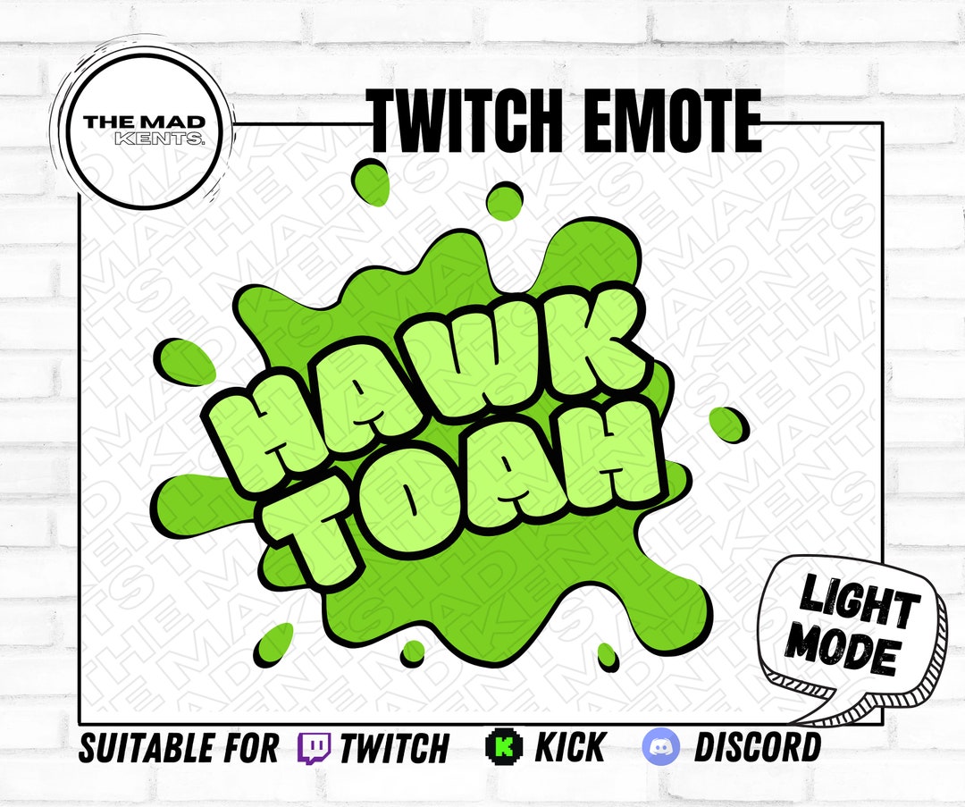 Hawk Toah Twitch Emote Youtube Emote Discord Emote Streamer Emote FPS ...