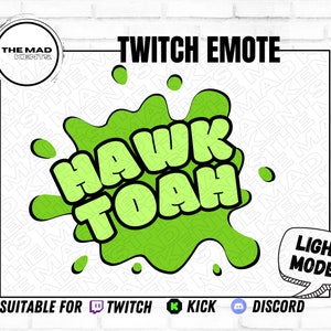 Hawk Toah | Twitch Emote | Youtube Emote | Discord Emote | Streamer ...