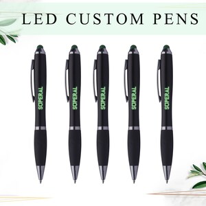 Personalized Engraved Business Pens Ballpoint Pens With Stylus LED Pen ...