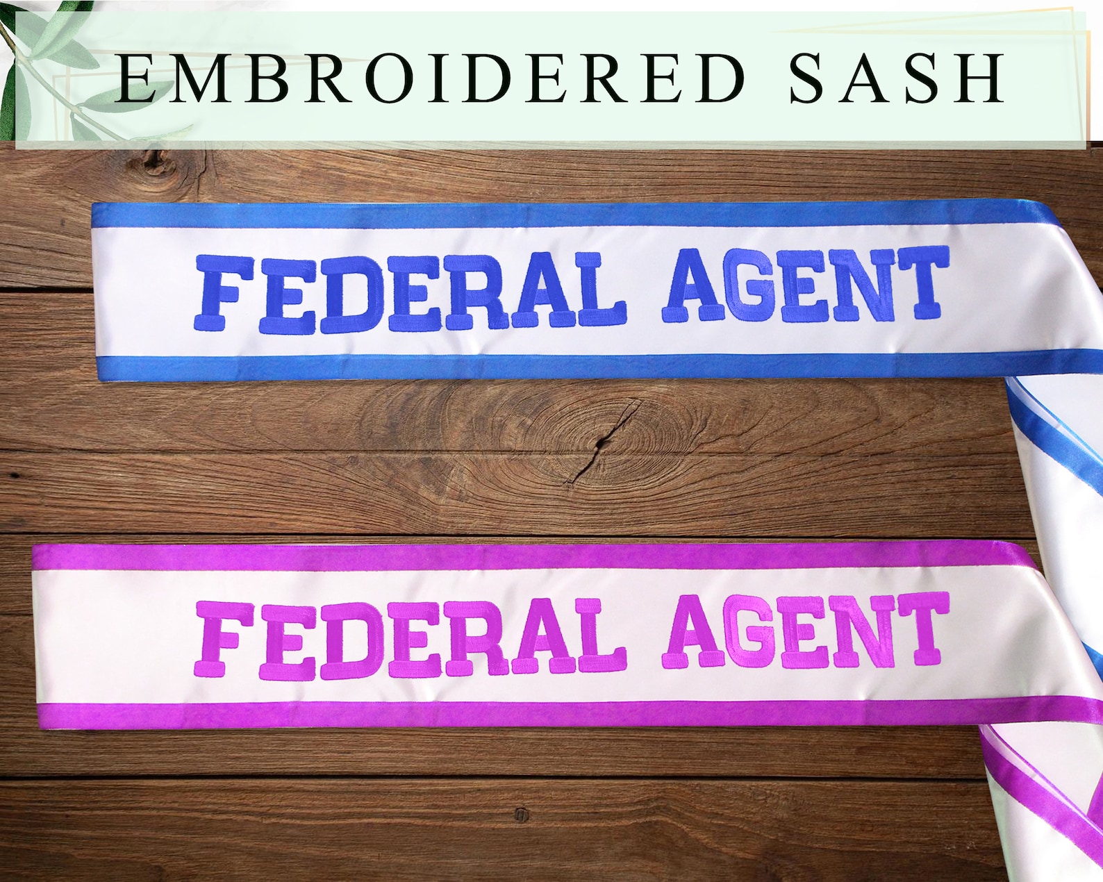Personalized Embroidery Border Lace Sash Custom Lace Sash Customized ...