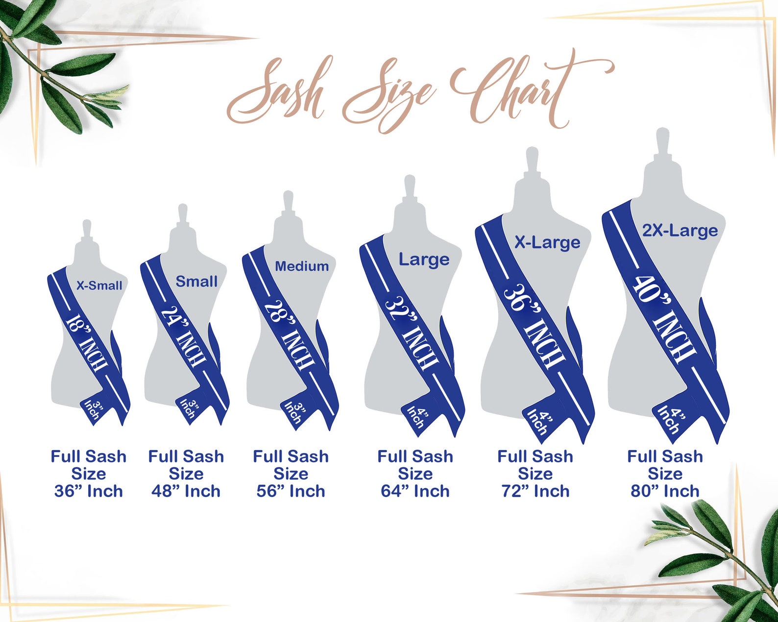 10 25 50 & 100 Packs Plain Sash Blank Sash Ribbon Sashes - Etsy