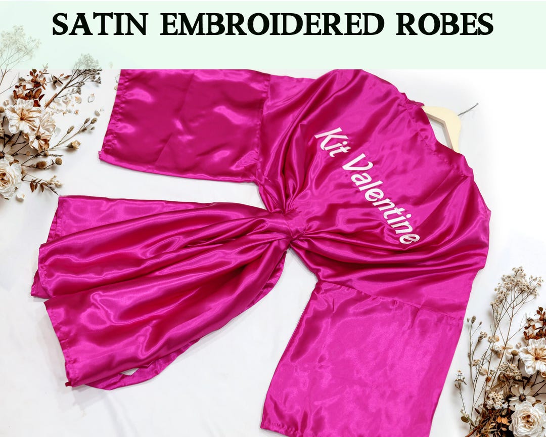 Personalized Kids Robes, Customized Embroidery Robes, Birthday Party ...