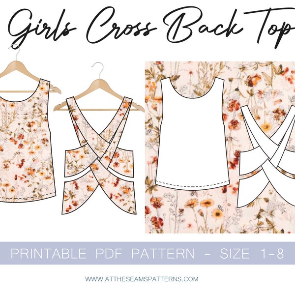 Tie Back Top Pattern - Etsy