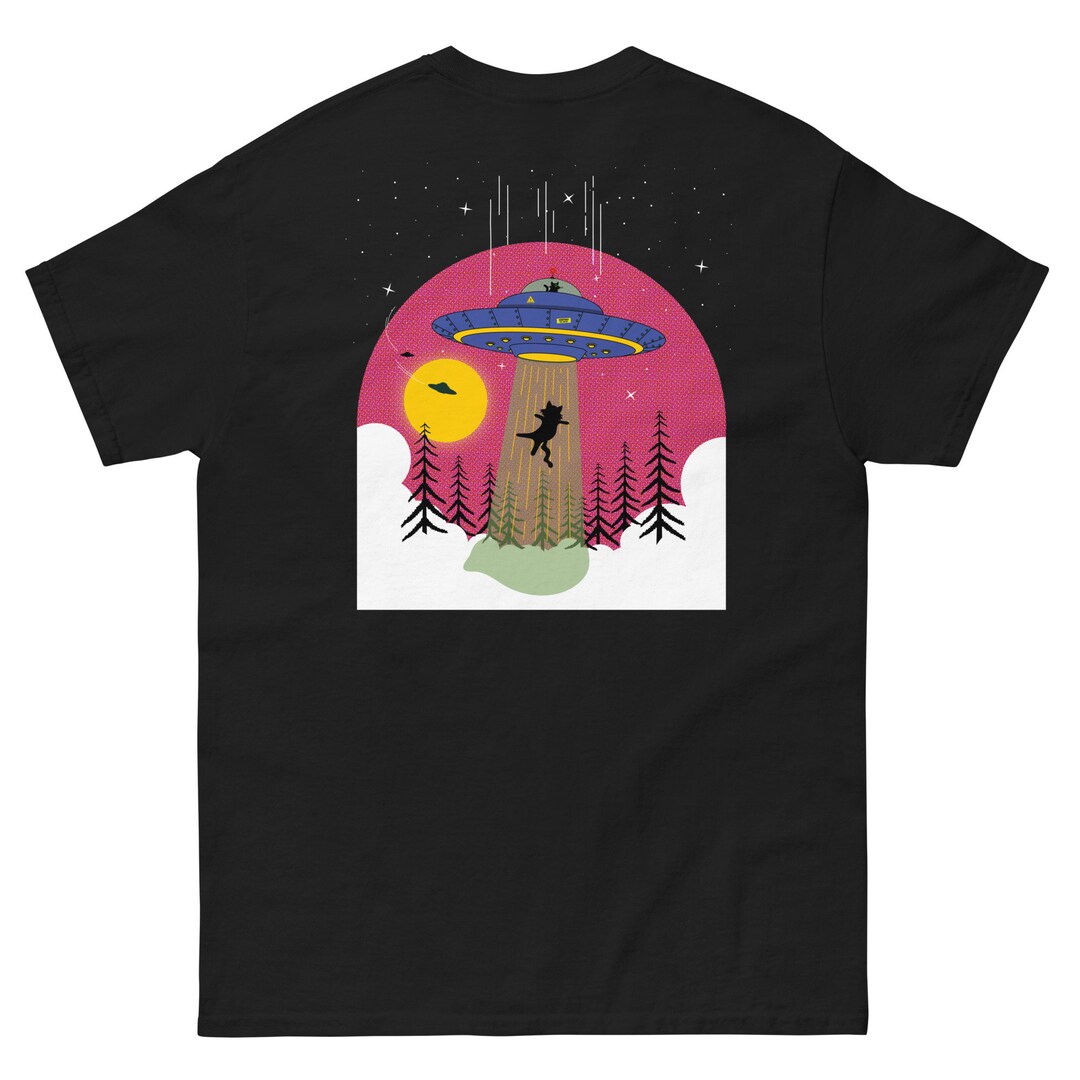 Astronaut Cat, Cat Rescue, Outer Space Cat, UFO Kitty, Animal Rescue T ...