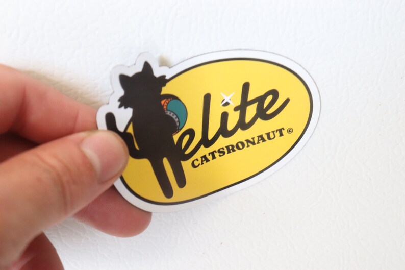Elite Cat Astronaut Magnet, Intergalactic Feline Rescue Team - Etsy
