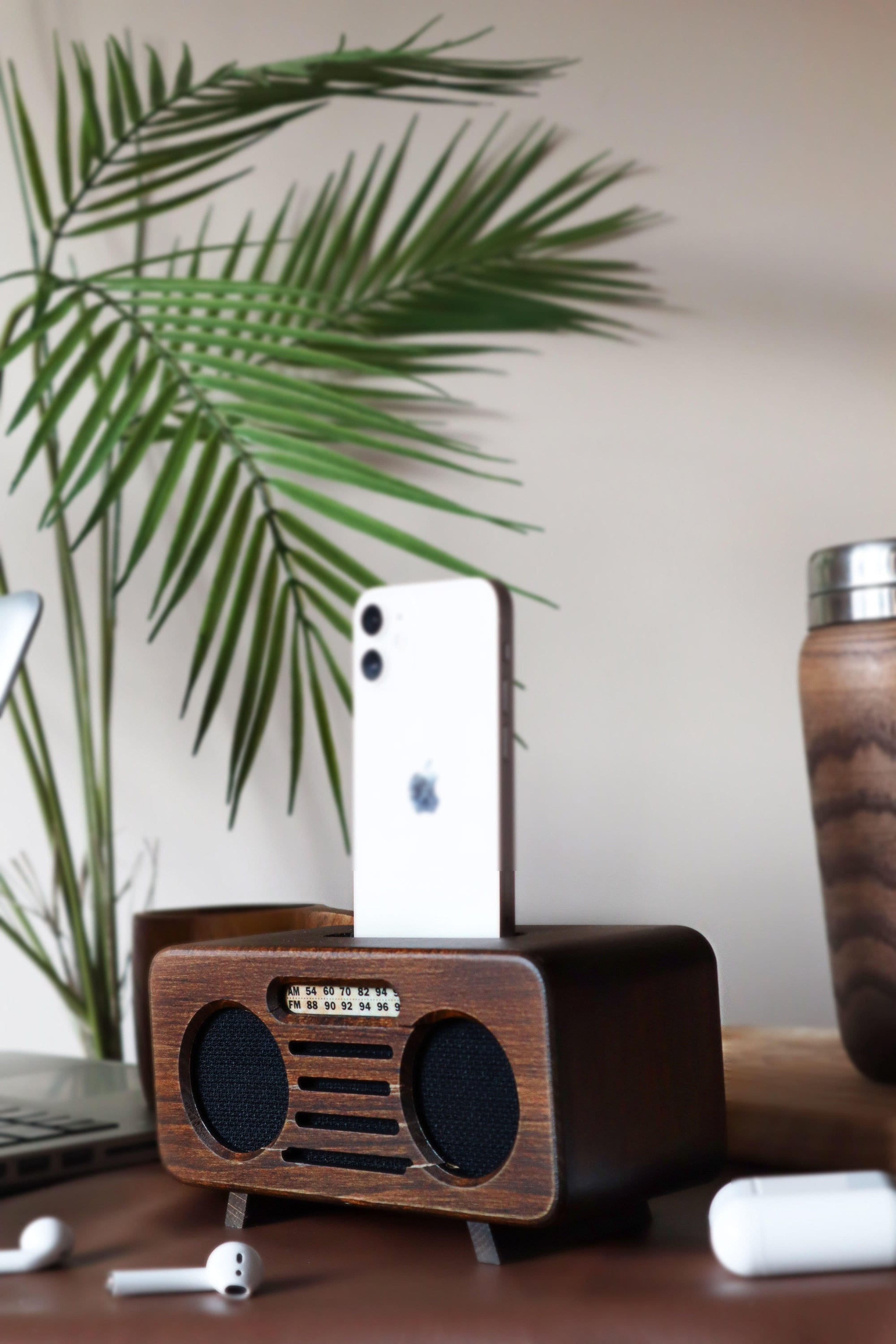 Wood Phone Amplifier Wooden Phone Stand Vintage Acoustic - Etsy