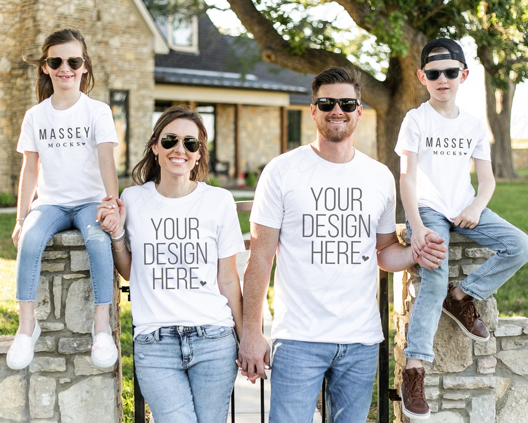 Family Mockup | Family Shirt Mockup | Family Model Mockup | Matching ...