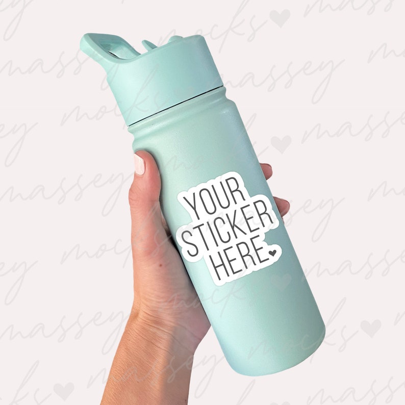 Tumbler Sticker Mockup Bundle: PSD, PNG, JPG Files (digital Download ...