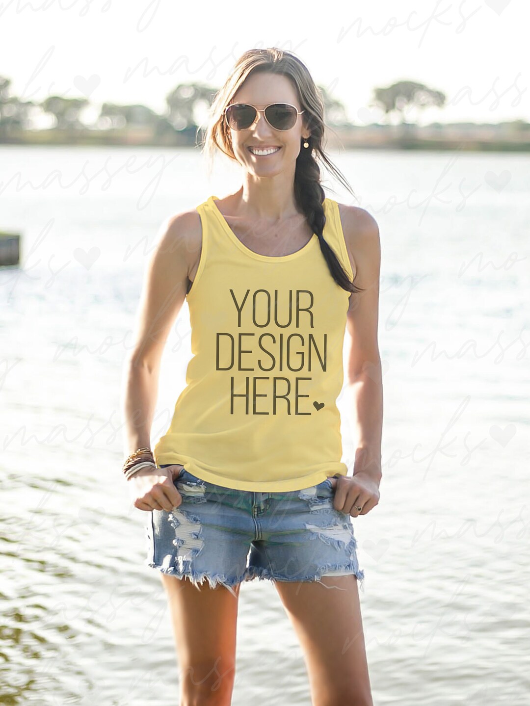 Next Level 1533 Mockup | Next Level Tank Top Mockup | Model Mockup ...