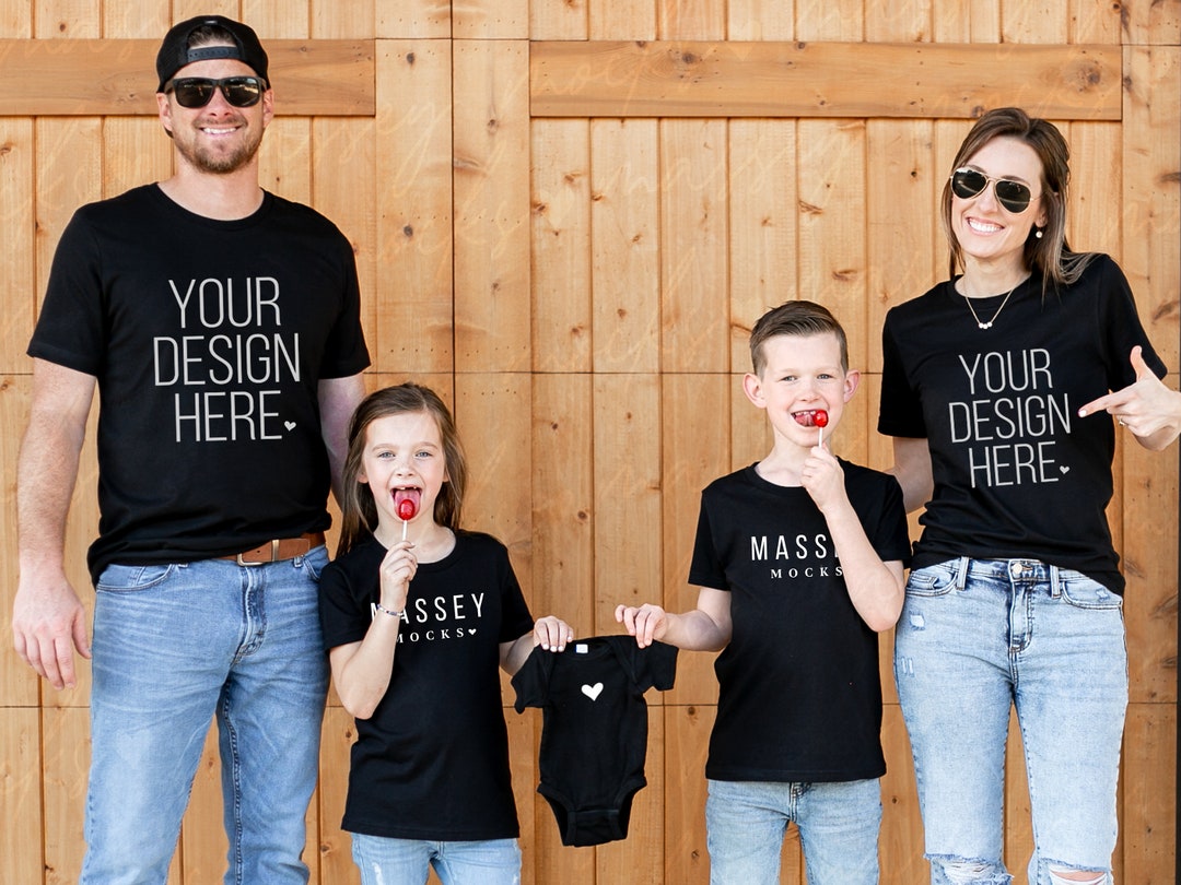 Family Mockup | Family Shirt Mockup | Pregnancy Announcement Shirt ...